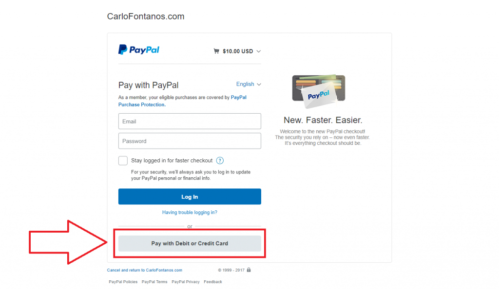 Pay Without PayPal Account - Carlo Fontanos